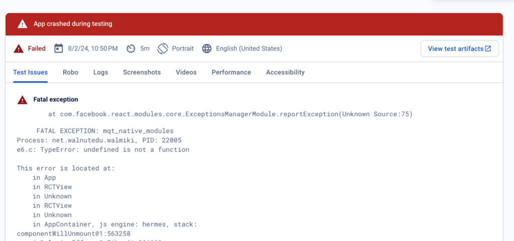 Solution - FATAL EXCEPTION: mqt_native_modules - Awesome Enterprise Documentation